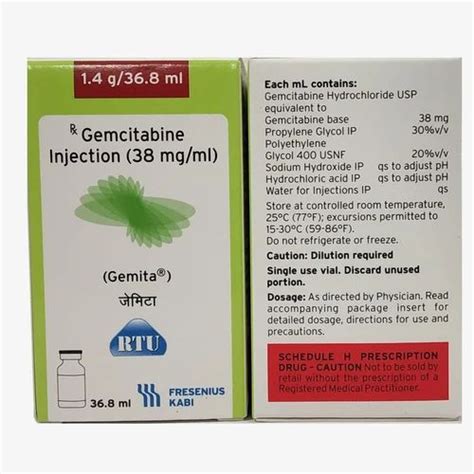 Gemita Gemcitabine Injection At ₹ 750vial Datta Nagar Nagpur Id