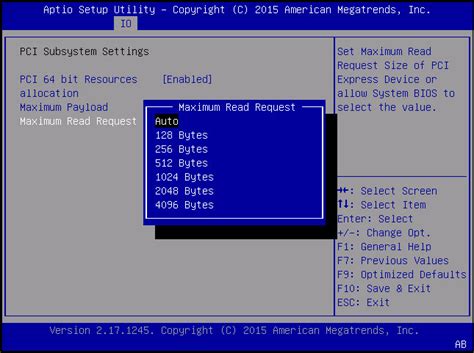 Legacy Mode Bios Setup Utility Screens Oracle® Server X5 4 Service Manual