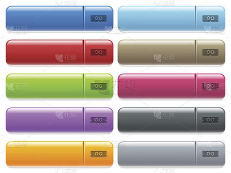 内存优化图标上颜色光泽，矩形菜单按钮