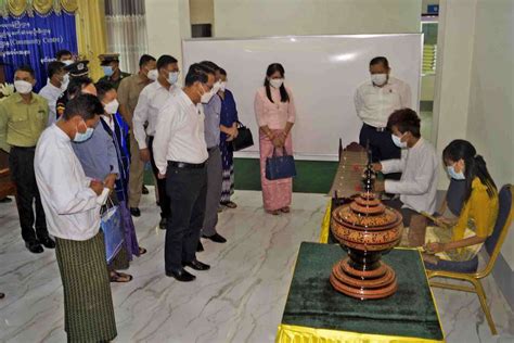 ၇၇ နှစ်မြောက် တပ်မတော်နေ့ကို ဂုဏ်ပြုသောအားဖြင့် လူထုအခြေပြုဗဟိုဌာန နတ်မောက် အဆောက်အအုံသစ် ဖ