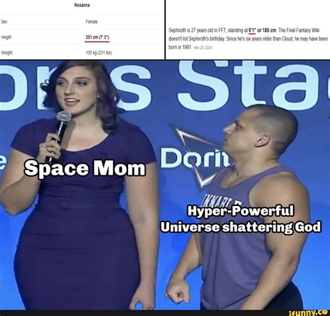 Re Sex Female Sephiroth Is 27 Years Old In Ff Standing At 64 Or 185