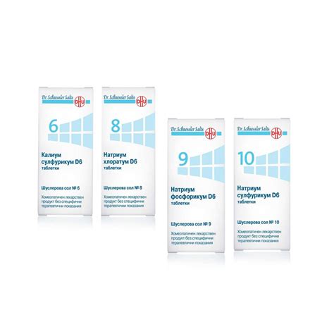 ШУСЛЕРОВИ СОЛИ Dhu Комбинация при дезинтоксикация X 200 на ТОП цена Аптеки Афиа