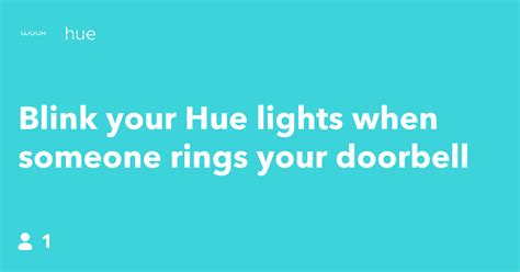 Blink Your Hue Lights When Someone Rings Your Doorbell IFTTT