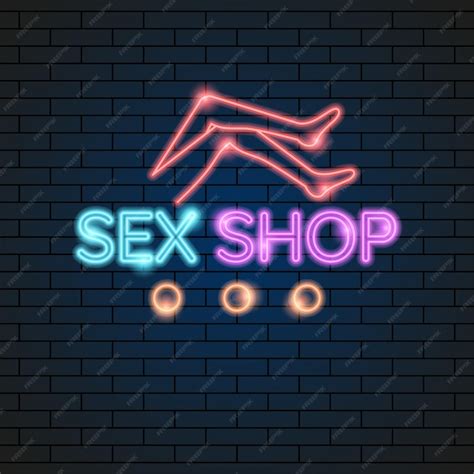 Premium Vector Abstract Sex Love Shop Adult Toys Neon Light Electric Lamp Background Vector