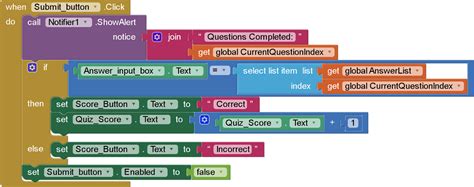 Multiple Correct Answers In Textbox Based Quiz Quiz Has Multiple Questions Mit App Inventor