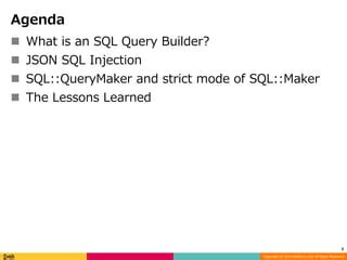 JSON SQL Injection And The Lessons Learned PPT