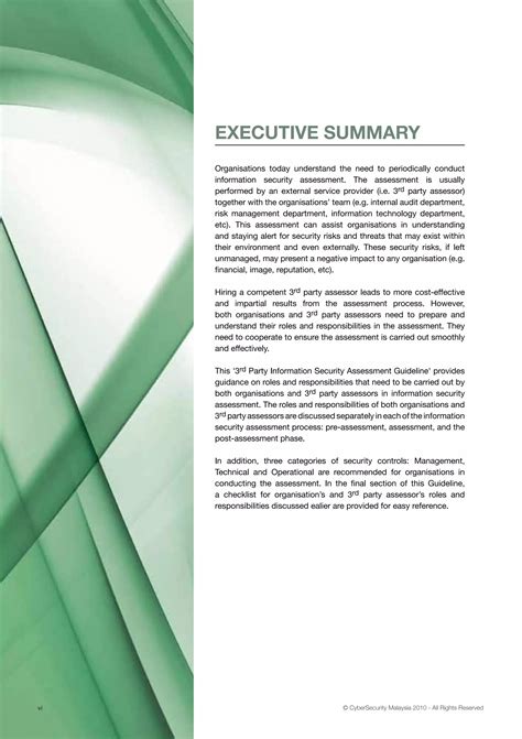 3rd Party Information Security Assessment Guideline Pdf Computing Technology And Computing