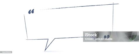 손으로 쓴 거품을 따옴표 흰색 배경에 손으로 쓴 낙서 벡터 템플릿 괄호안에 텍스트 인용 빈 프레임 견적 상자 검은색에 대한 스톡 벡터 아트 및 기타 이미지 Istock