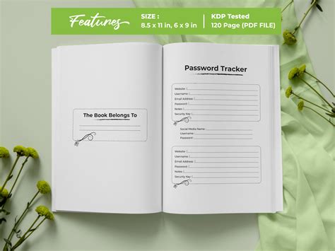 Password Log Book Password Tracker Kdp Graphic By Bilashdeb D Creative Fabrica