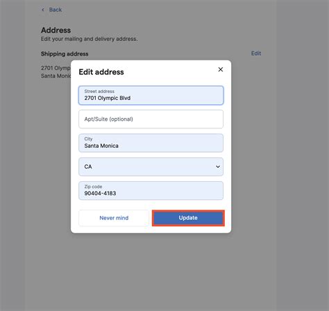 How Do I Change My Mailing Address Support