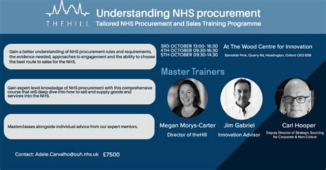 Understanding Nhs Procurement Tailored Nhs Procurement And Sales