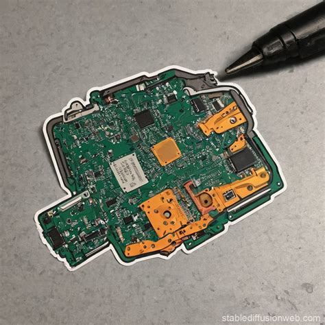 Fragmented Icon With Colliding Design Elements Stable Diffusion Online