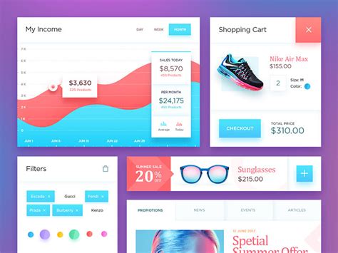 Ecommerce Ui Kit Psd Free Psds And Sketch App Resources For Designers Uipixels