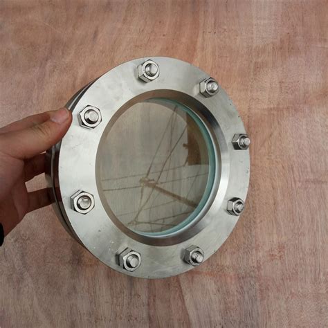 Sight Glass Flow Indicator Flange 1 Customizable Stainless Steel