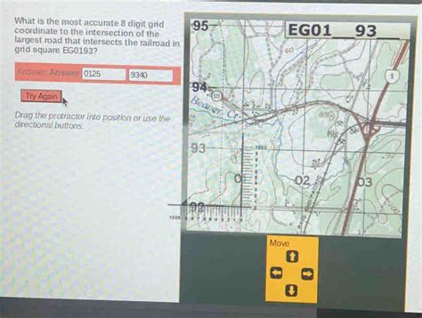 Solved What Is The Most Accurate 8 Digit Grid Coordinate To The