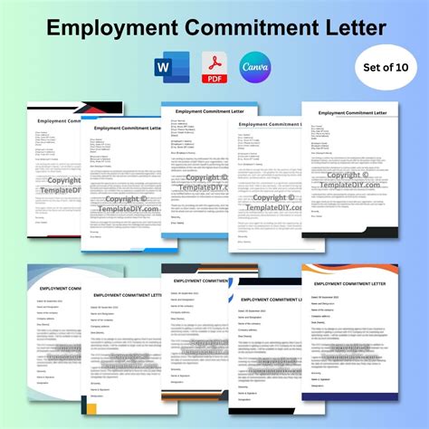 Employment Commitment Letter Sample Template With Examples