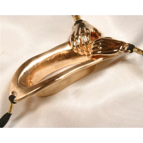 Helping Hands Gold Labia Ring G String Jewelry