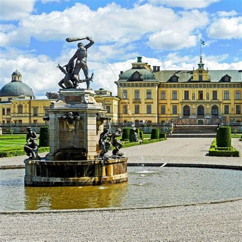 Château De Drottningholm Palais Châteaux Vues Aériennes De Notre Monde