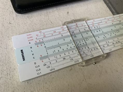 Nestler Polymath Duplex Pocket Slide Rule 0129 Sleeve 1970 Germany