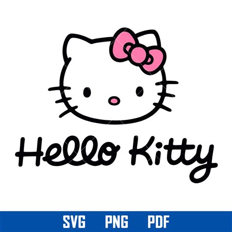 Hello Kitty Svg Kawaii Kitty Svg Kitty Cat Svg Hello Kitt Inspire