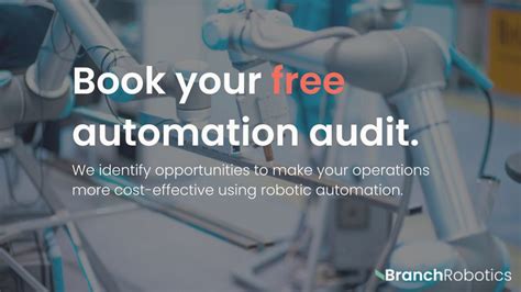 Branchrobotics Cobot Specialists On Linkedin Robotics Automation Audit Branchrobotics