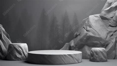 ตารางแนวนอนบนหินการสร้างแบบจำลอง 3d ดาวน์โหลดพื้นหลัง Powerpoint ฟรี Slidesdocs