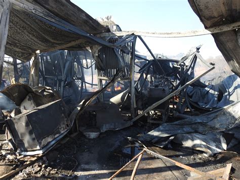 Wednesdays Structure And Vegetation Fire Began With Explosion