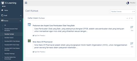 Sistem Informasi E Learning Berbasis Web Dengan Php Dan Mysql