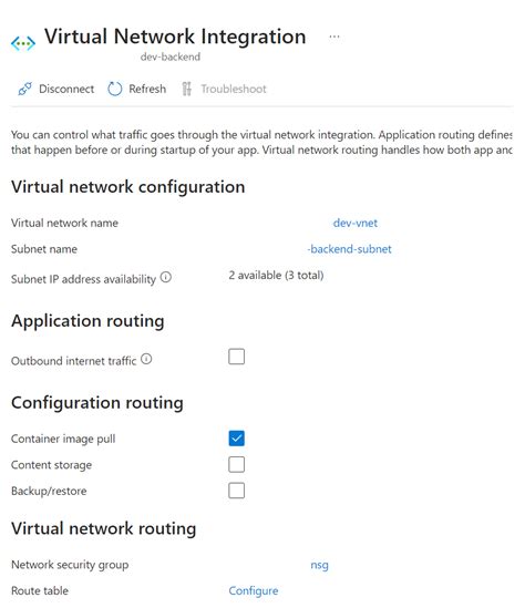 Unauthorized Webapp Vnet Integrated And Container Registry With Private Endpoint Microsoft Qanda