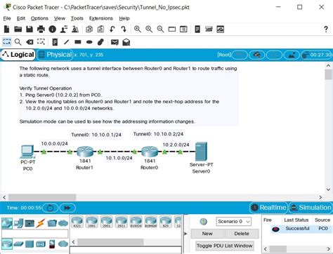 Simulation Mode Managing Simulation Scenarios