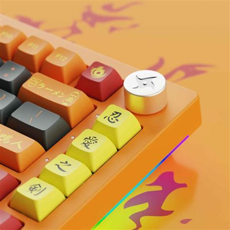 Bàn Phím Cơ Akko 5075b Plus Naruto Multi Modes Rgb Hotswap