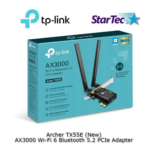 TP Link Archer TX55E AX3000 WiFi 6 Bluetooth 5 2 PCIe Wireless Adapter New Shopee Malaysia