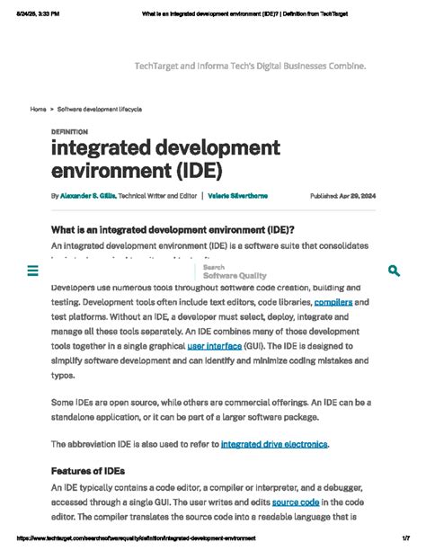 Ide Overview Understanding Integrated Development Environments Ide