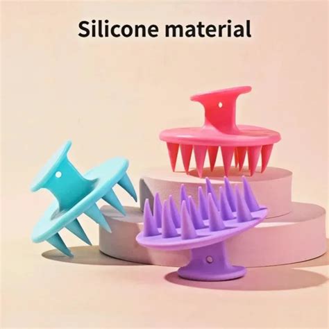 Силиконовая щетка для мытья головы и мытья волос | AliExpress