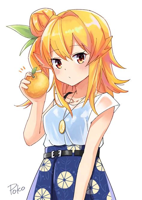 街角魔族 插画师ぽこ的阳夏木蜜柑插画图片 BoBoPic