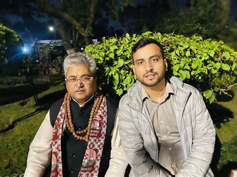 It Was A Wonderful Meeting With Shri Dushyant Kumar Gautam National… Khagendra Acharya