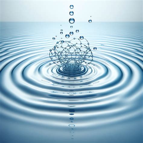 Mesmerizing Shot Of Six Water Droplets Creating Beautiful Ripples Ai Art Generator Easy Peasyai