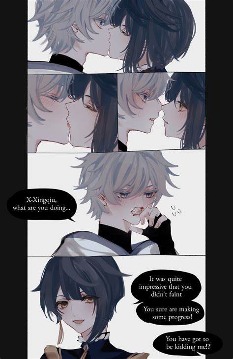 Xingqiu And Chongyun Genshin Impact Drawn By Ishijinko Danbooru