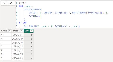 Solved Need Help With Date Difference Between Values With Microsoft Fabric Community