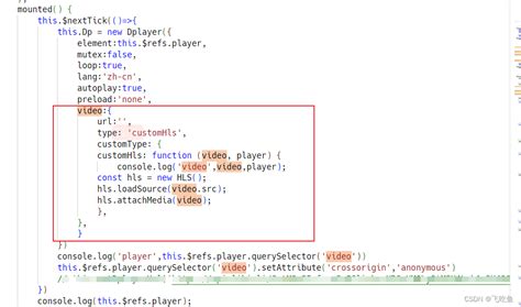 在vue中使用dplayer播放hls M3u8格式视频vue Dplayer官方文档 Csdn博客