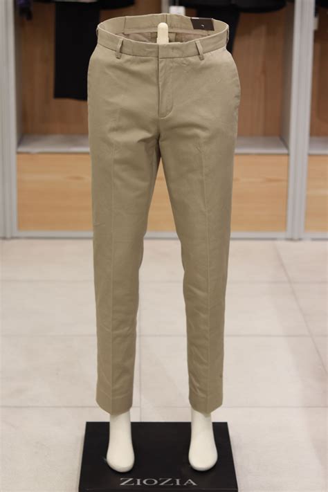 지오지아 23f W 베이지 테이퍼드 핏 면 바지 Abd3pp1102 Be 이랜드몰