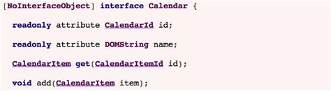 Web Api Specification Written In Web Idl Download Scientific Diagram