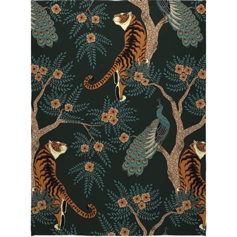 Sherpa Fleece Photo Blankets Tiger And Peacock Blanket Sherpa 60x80