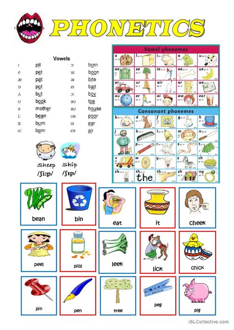 Phonetics English Esl Worksheets Pdf And Doc