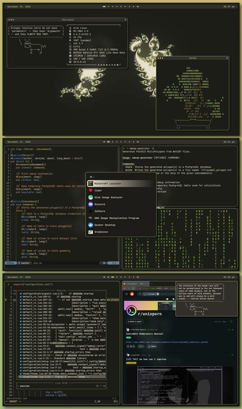 Awesome I Updated This Instead Of Writing A Lab Report R Unixporn