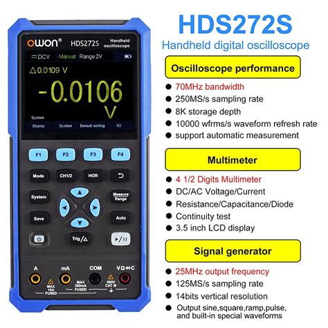 Owon Hds272s Oscilloscope 3 In 1 Professional Handheld Pc Oscilloscope 20000