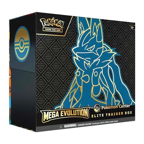 Caja De Entrenador Élite Pokémon Center Mega Lucario De Megaevolución