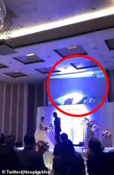 Se Veng De Su Novia Infiel En Plena Boda Mostr Un Video De Ella Acost Ndose Con Su Cu Ado
