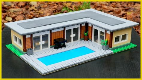 Modern House Lego Tutorial Lego Working Garage Door Tutorial Dynf