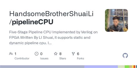 Github Handsomebrothershuailipipelinecpu Five Stage Pipeline Cpu